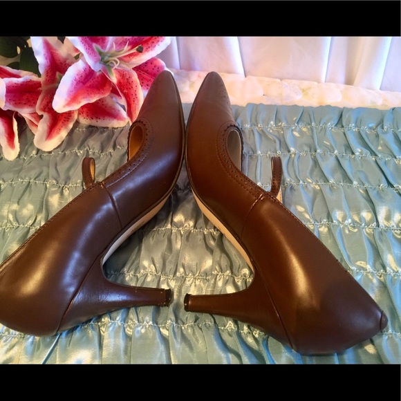 Chadwicks | Shoes | Chadwicks Ladies Mary Jane Brown Heel Shoes | Poshmark